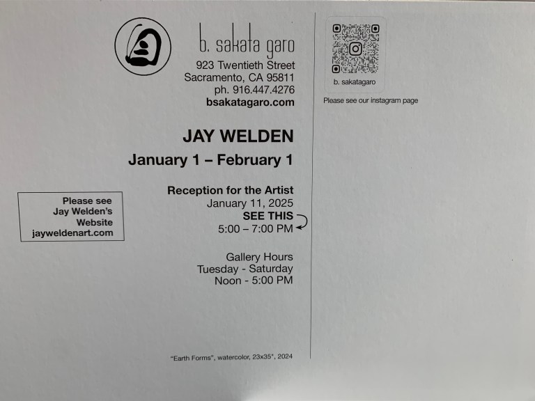 January 2024 solo show at b. sakata garo gallery – Jay Welden Art
